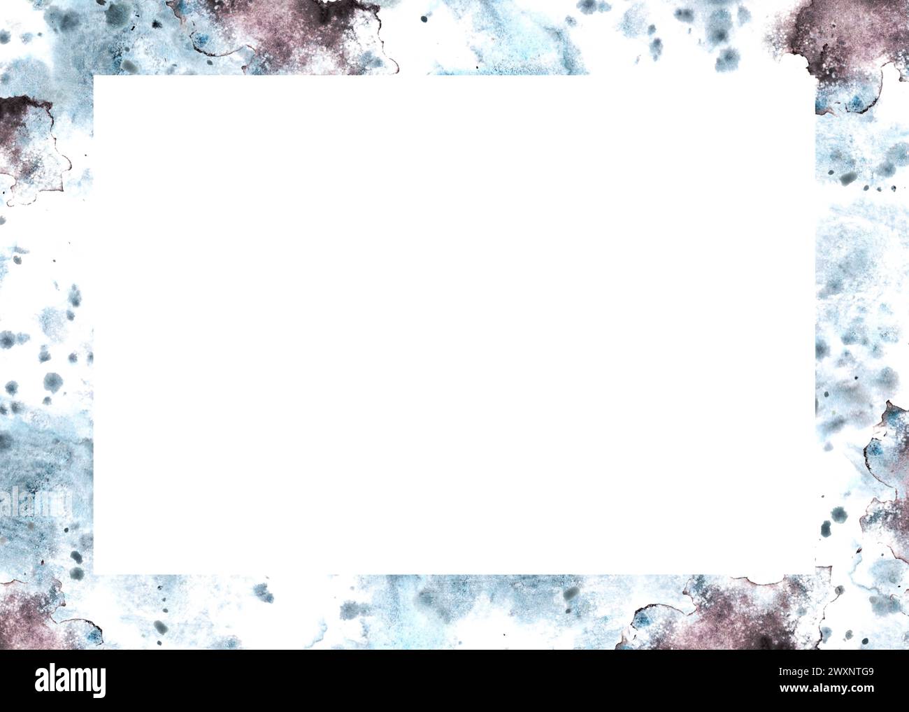 Watercolor blue spots hi-res stock photography and images - Alamy