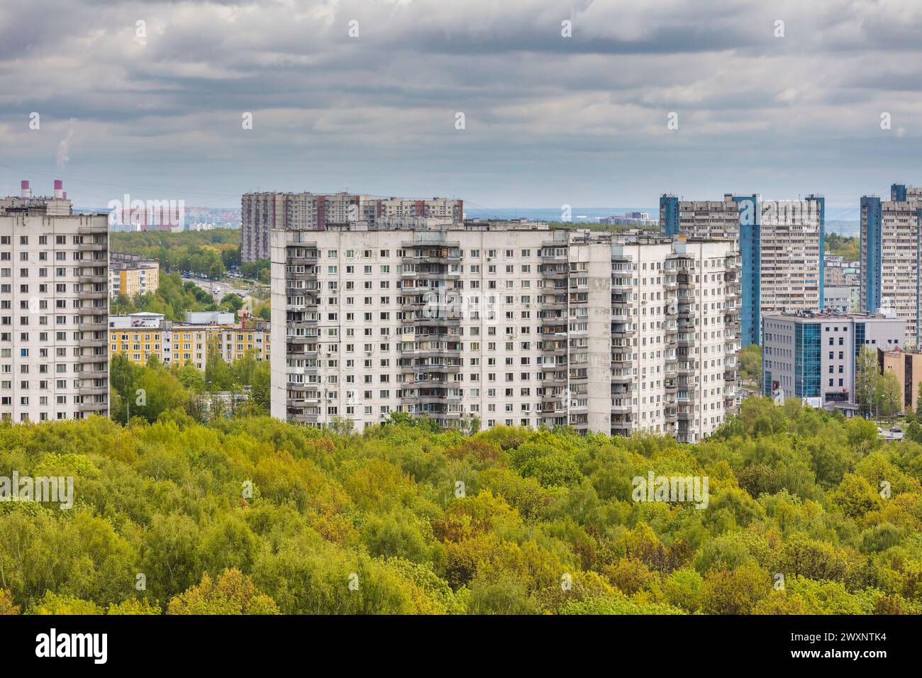 Apartment building, 1980s, Moscow, Russia Stock Photo - Alamy