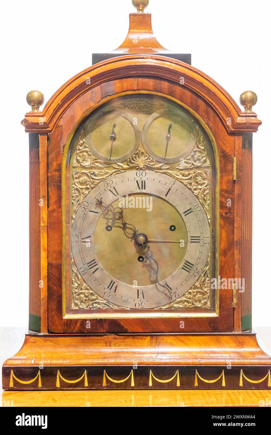 Vintage clock, Gravell & Tolkien, museum, Vladimir, Vladimir region ...