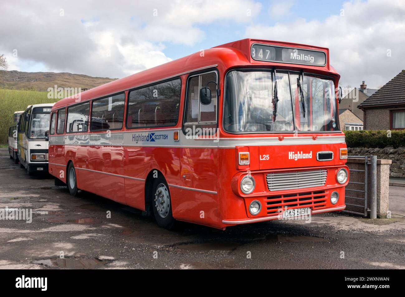 Leyland Leopard at Brough. Cumbria Easter Rally 2024 Stock Photo - Alamy