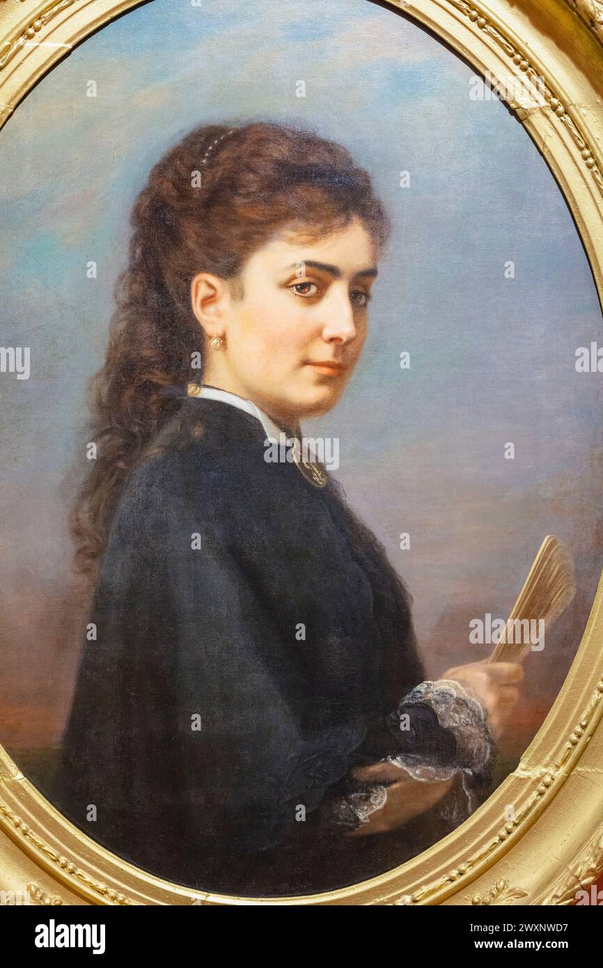 Portrait of woman, museum, Vladimir, Vladimir region, Russia Stock ...