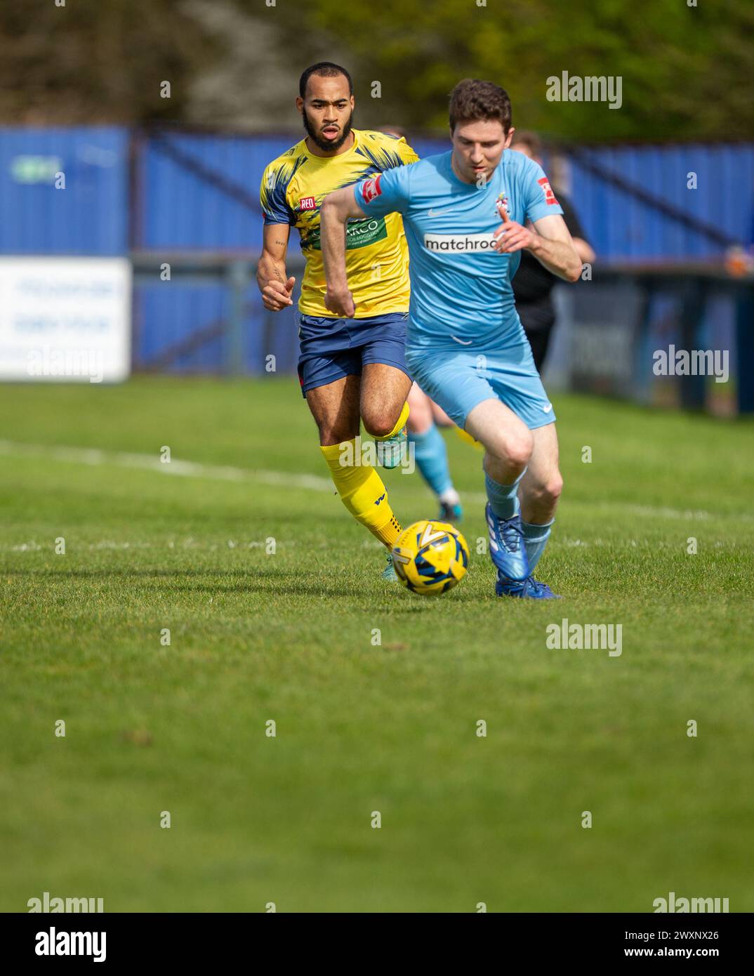 Brentwood, Uk, Essex 1st Apr 2024 Brentwood Town Football club v Witham ...