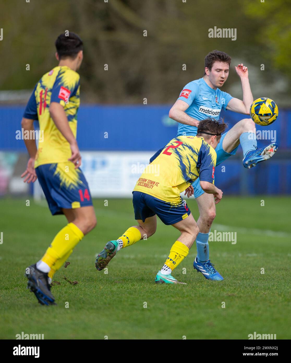 Brentwood, Uk, Essex 1st Apr 2024 Brentwood Town Football club v Witham ...