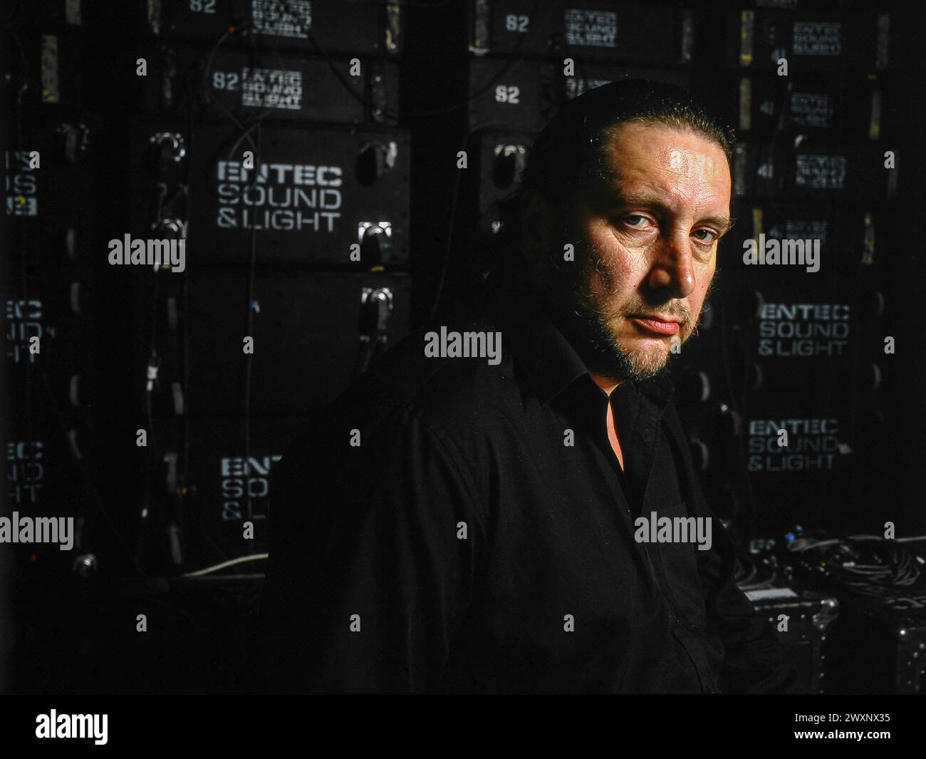 Jet Black ,the drummer of The Stranglers 1984 Stock Photo - Alamy