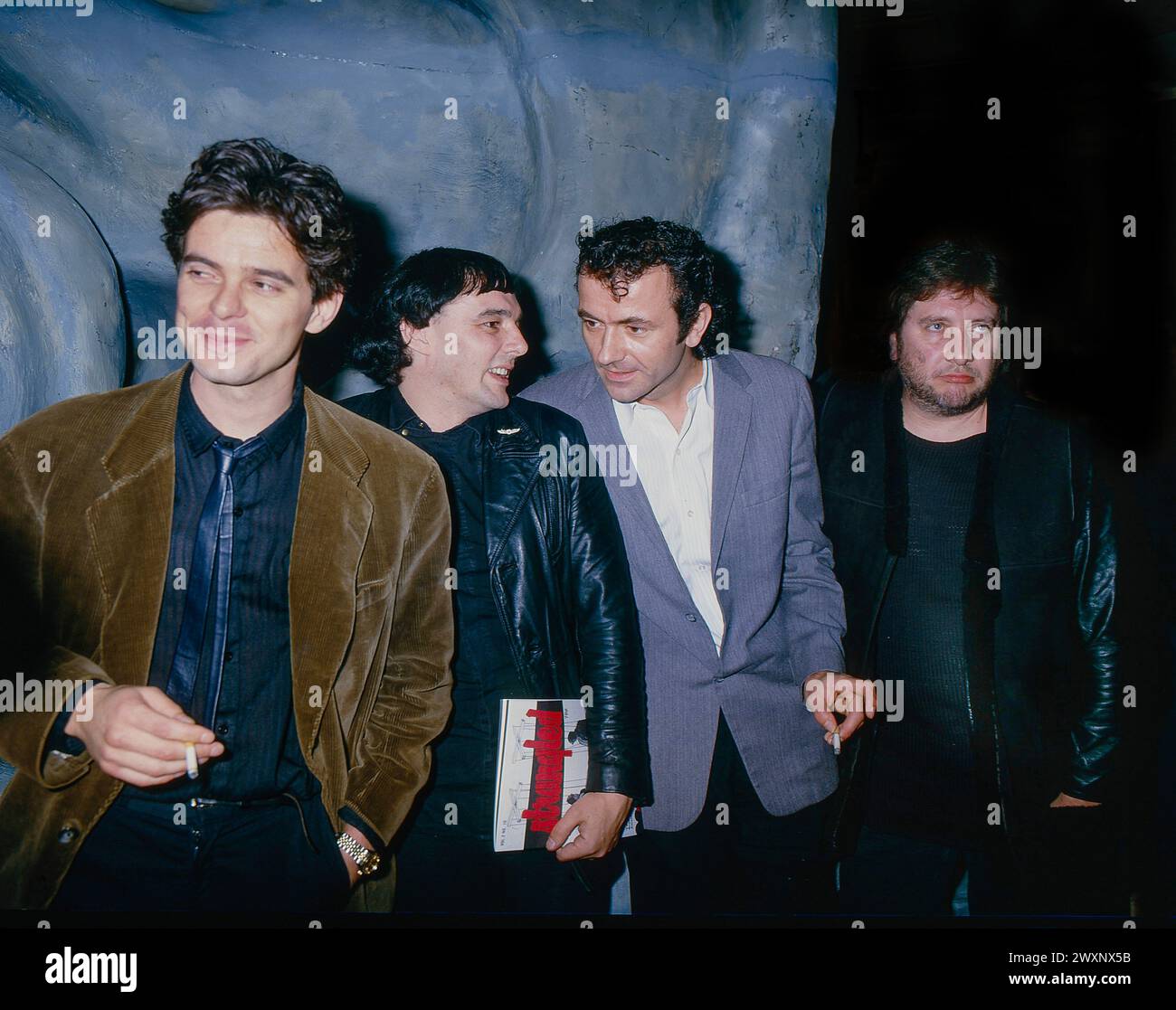 The Stranglers 1984: left Jean-Jacques Burnel,Dave Greenfield,Hugh ...