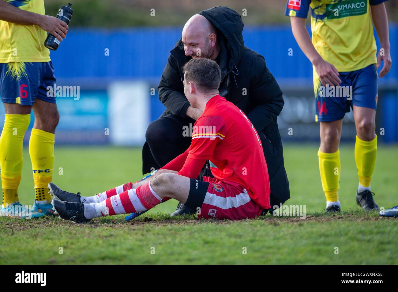 Brentwood, Uk, Essex 1st Apr 2024 Brentwood Town Football club v Witham ...