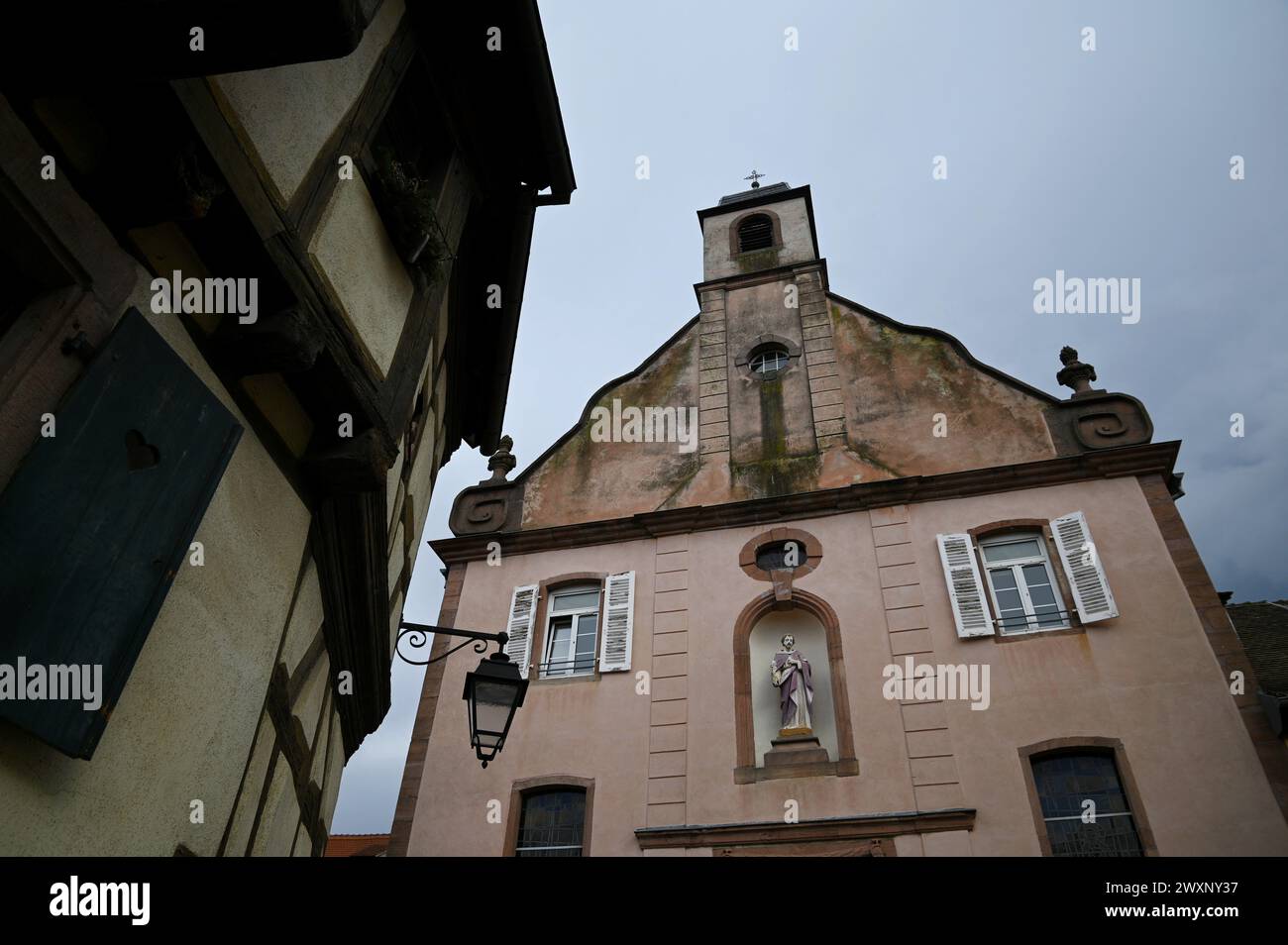 Scenic exterior view of the ex-Franciscan Convent Église Saint-Jean ...