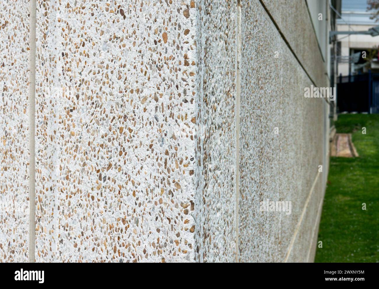 Looking down an angled wall Stock Photo - Alamy