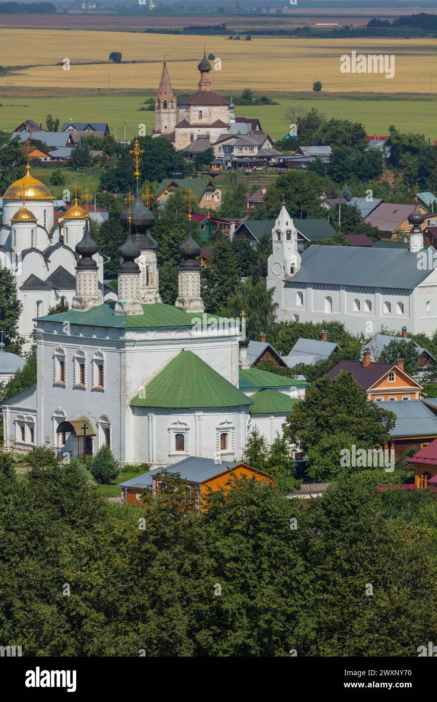 Aerial cityscape of Suzdal, Vladimir region, Russia Stock Photo - Alamy
