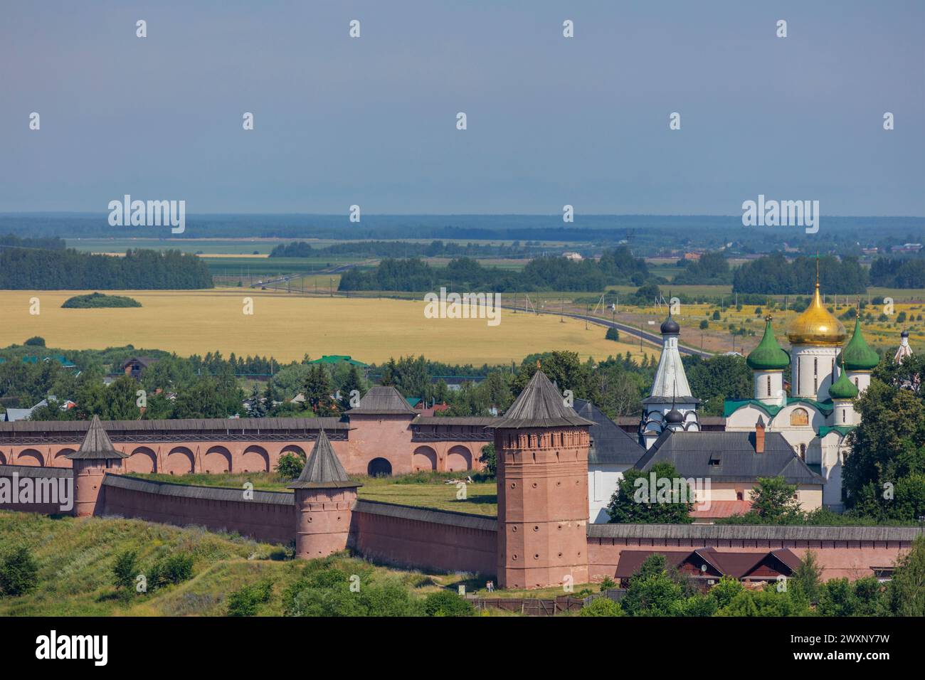 Aerial cityscape of Suzdal, Vladimir region, Russia Stock Photo - Alamy
