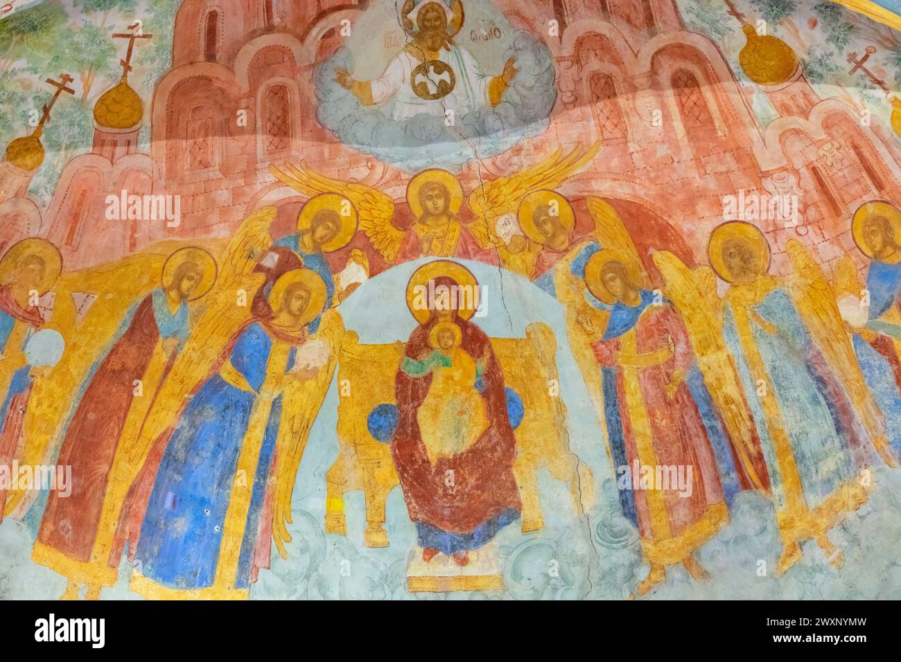 The virgin mary fresco hi-res stock photography and images - Alamy