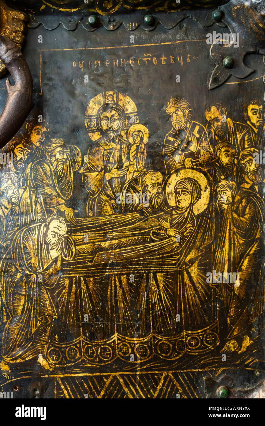 Assumption of the Holy Virgin, copper gates, 13th century, Cathedral of ...