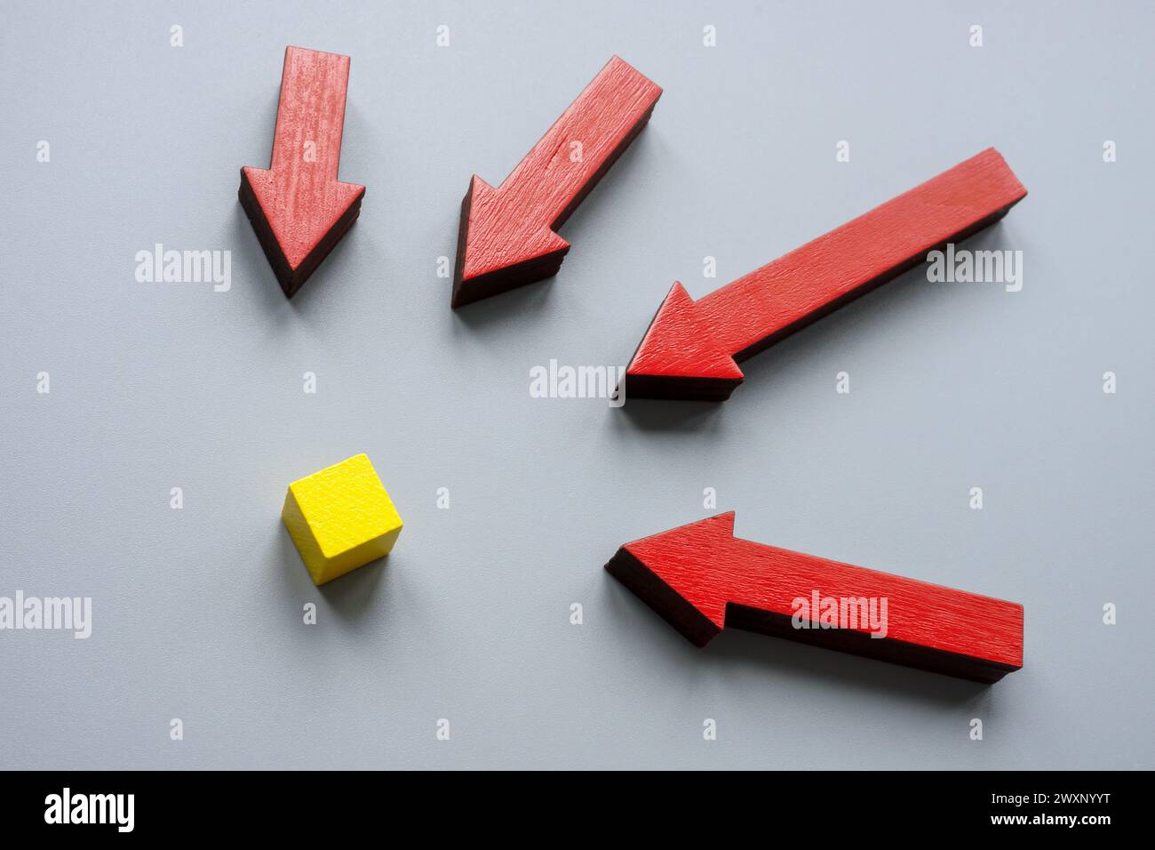A cube and arrows pointing at it. Resilience, stress and psychological ...