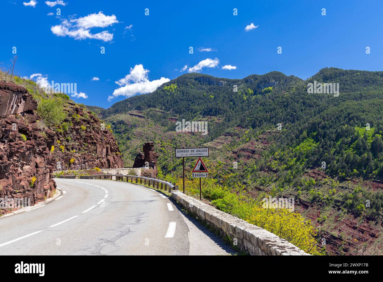 Gorges Du Daluis Regional Nature Reserve, Var river, Alpes-Maritimes ...