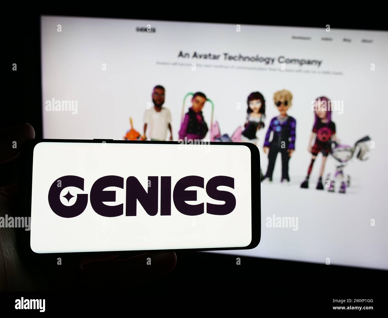 Genies logo hi-res stock photography and images - Alamy
