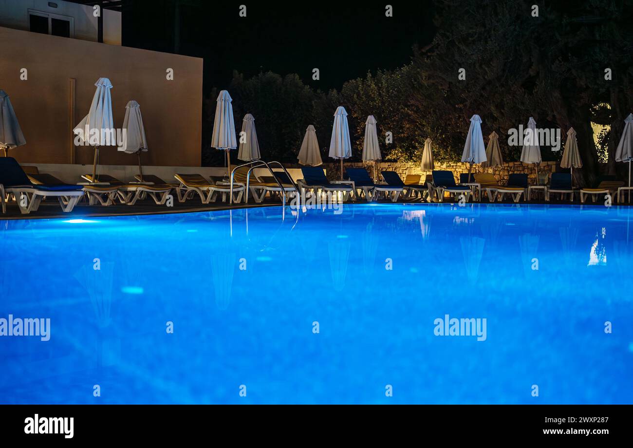 Backyard deck night hi-res stock photography and images - Alamy