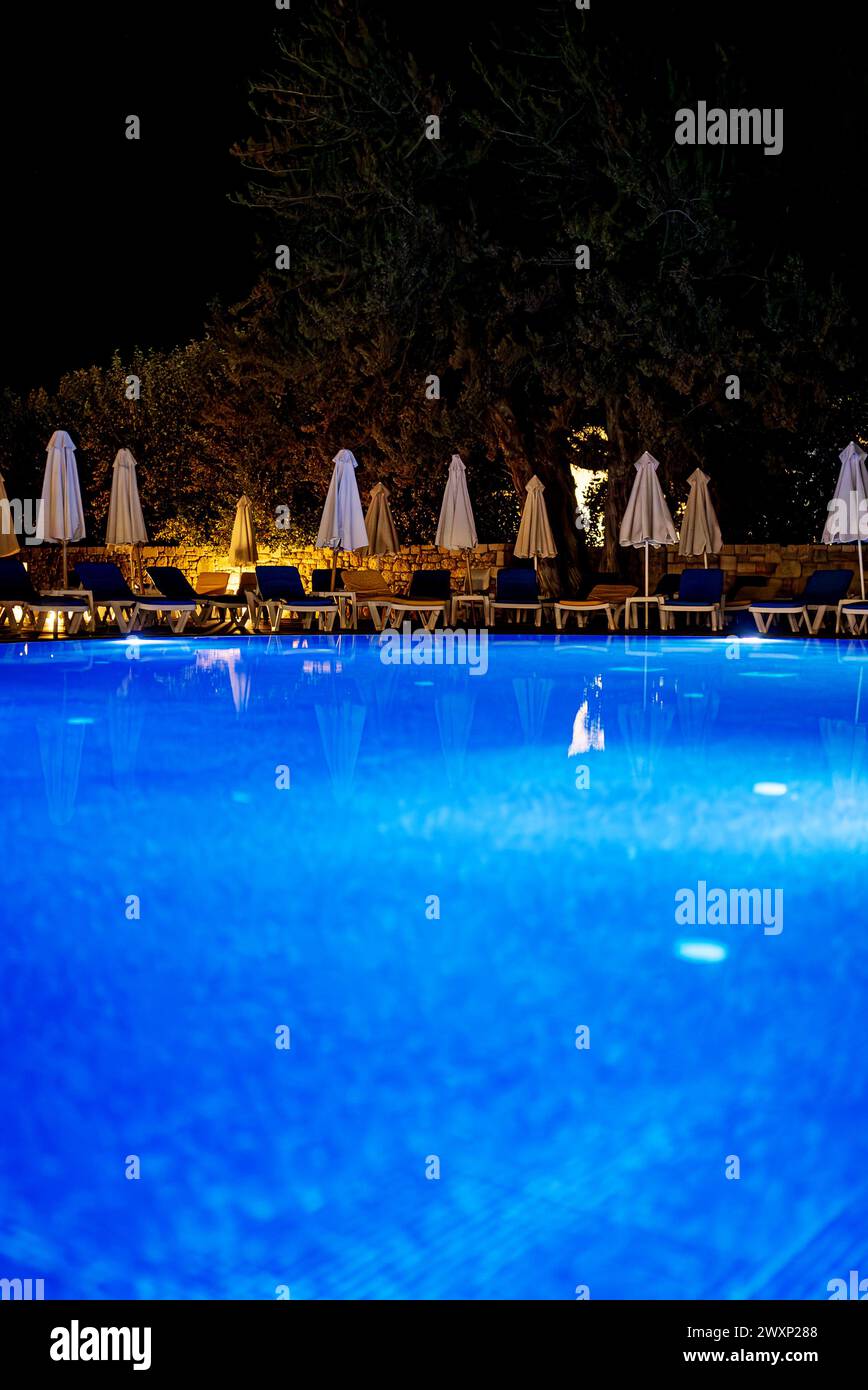 Backyard deck night hi-res stock photography and images - Alamy