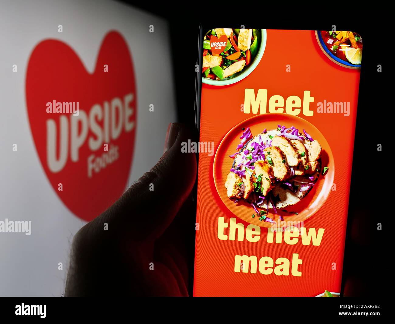 Upside foods logo hi-res stock photography and images - Alamy