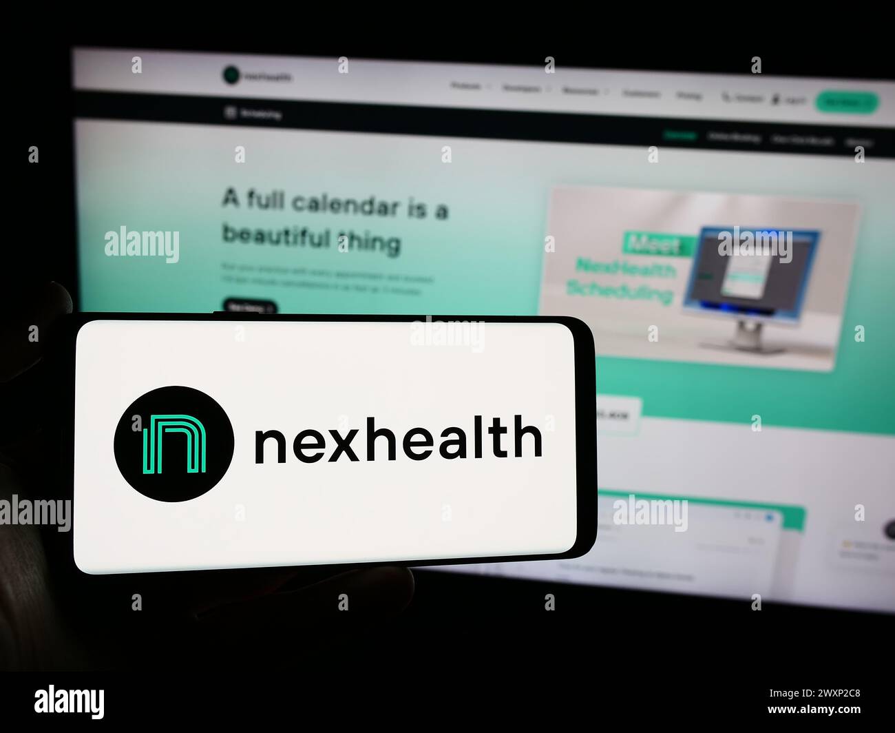 Nexhealth logo hi-res stock photography and images - Alamy