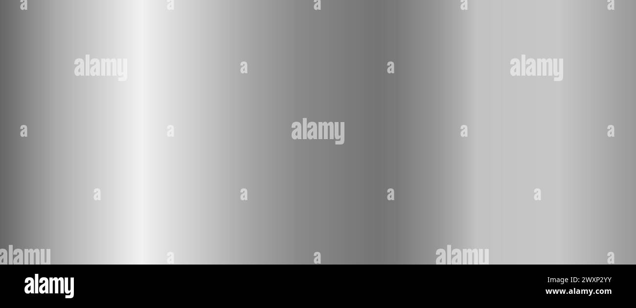 Metallic silver gradient. A banner with a metallic gradient texture ...