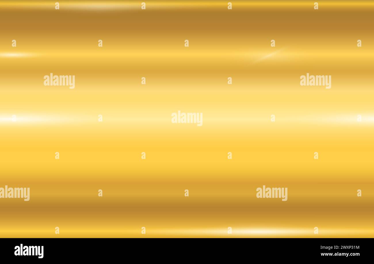 Metallic gradient background in gold color. A plate with a foil texture Stock Vector Image & Art ...