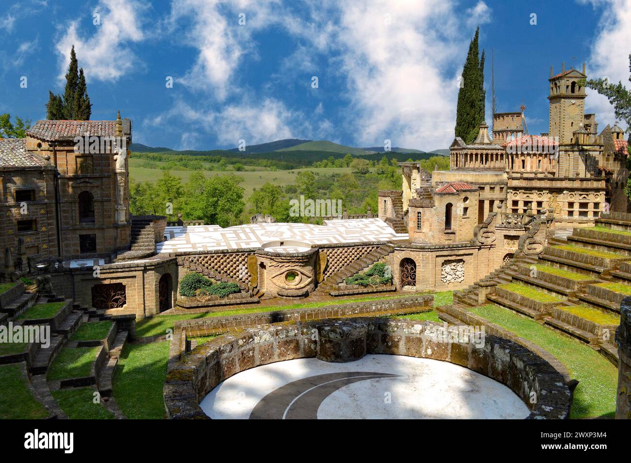Italy Umbria Montegiove - Montegabbione (Tr) La Scarzuola by Tomaso ...
