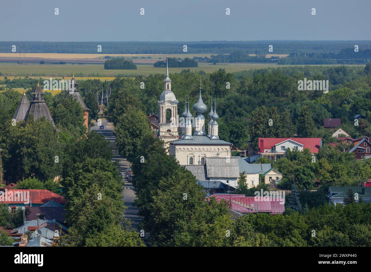 Aerial cityscape of Suzdal, Vladimir region, Russia Stock Photo - Alamy