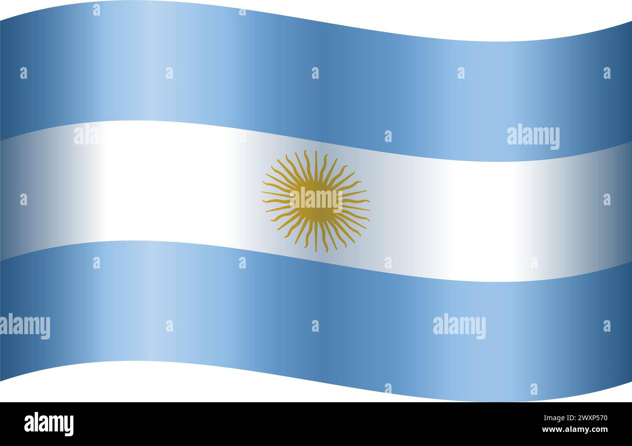 Argentina flag flat design vector hi-res stock photography and images ...