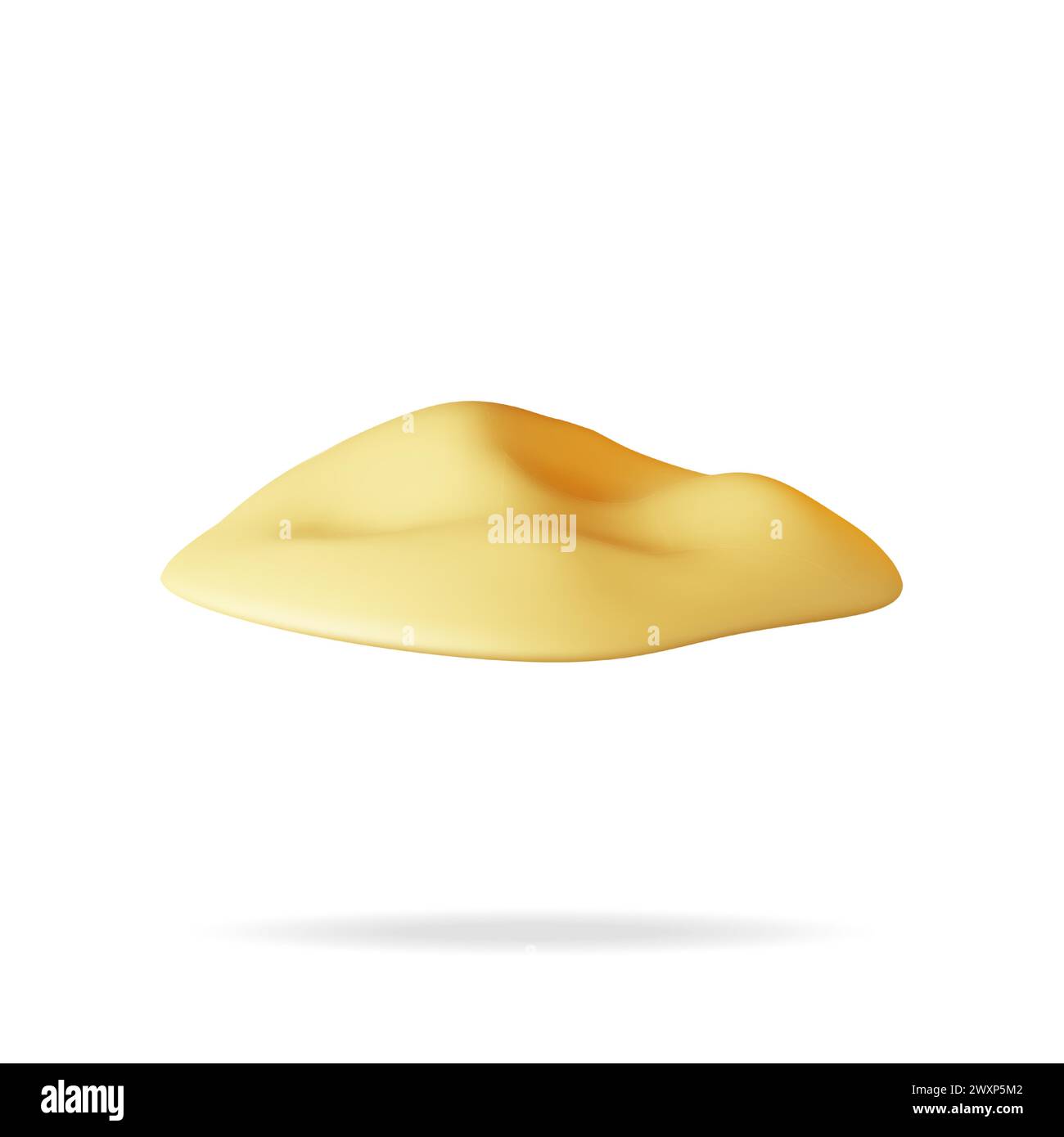 Sandy beach with island backdrop Stock Vector Images - Alamy