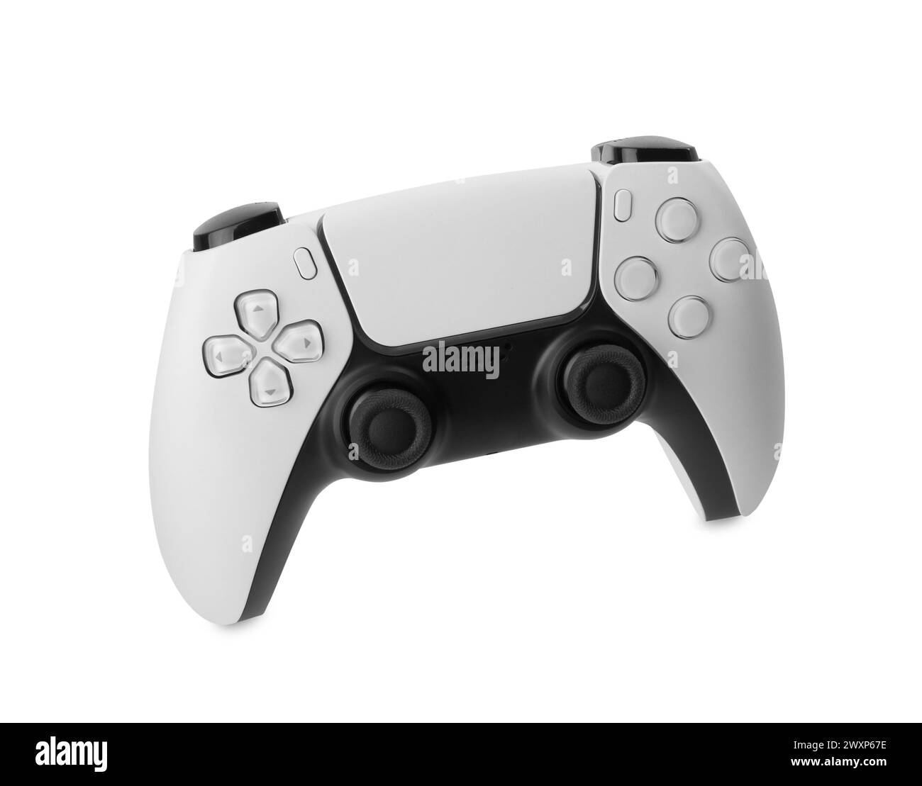One wireless game controller isolated on white Stock Photo - Alamy