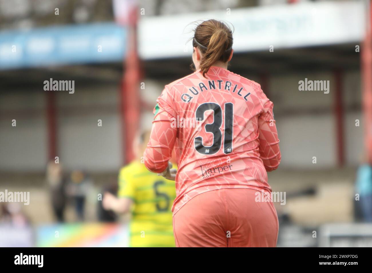 Sarah Quantrill Norwich goalkeeper AFC Wimbledon Women v Norwich City ...