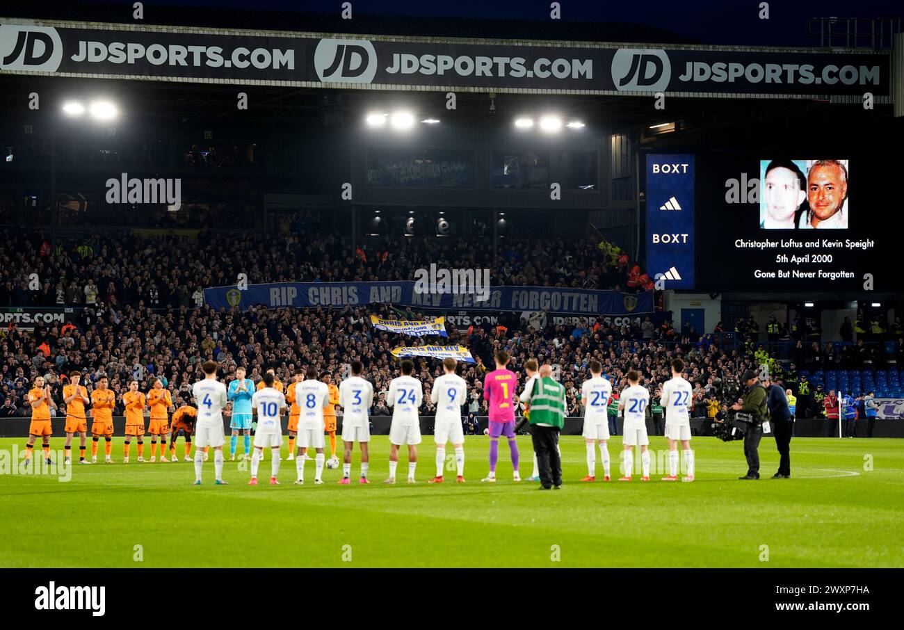 Leeds United fans and players remembering Leeds United fans Christopher ...