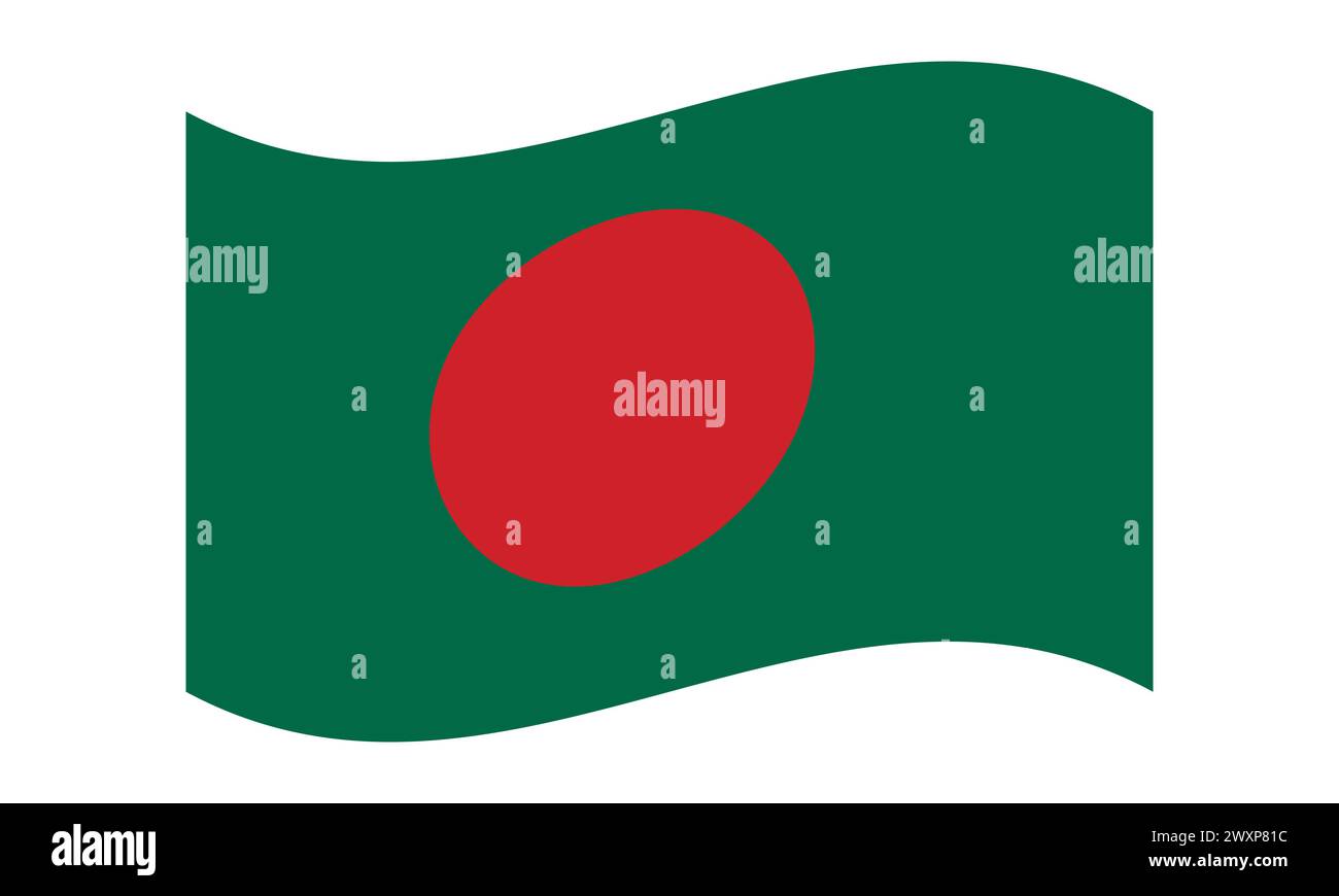 Flag of Bangladesh. Bangladeshi national symbol in official colors ...