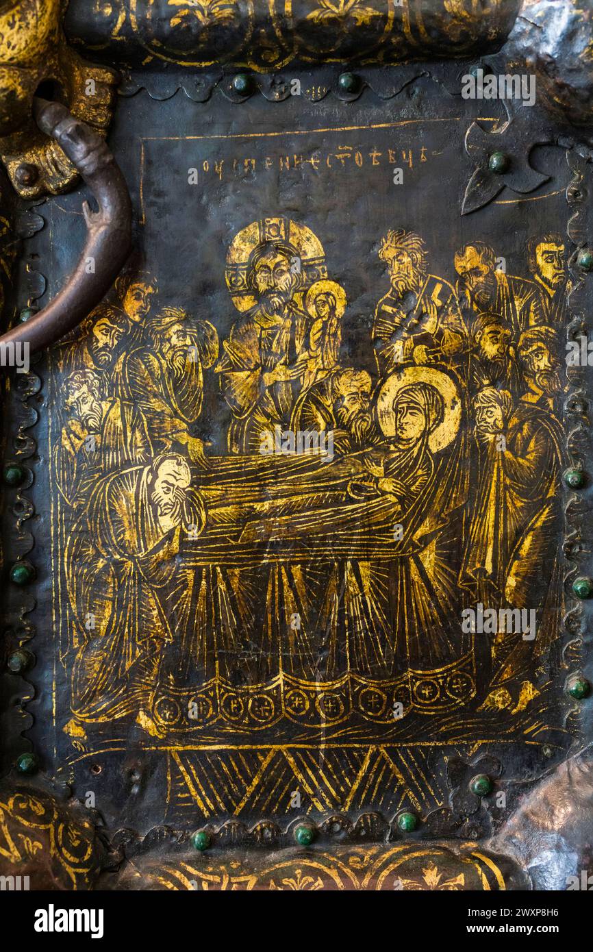 Assumption of the Holy Virgin, copper gates, 13th century, Cathedral of ...