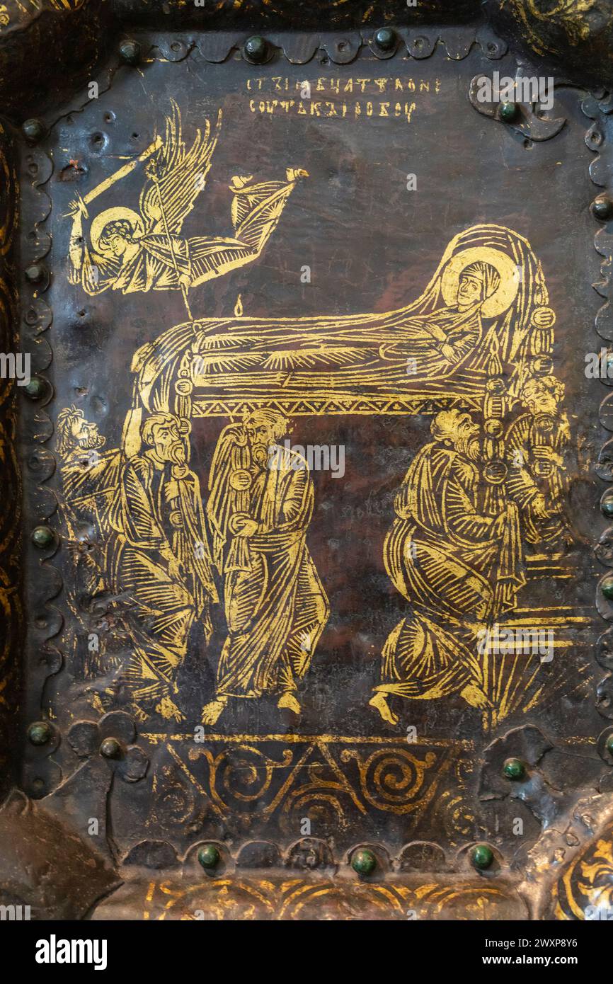 Assumption of the Holy Virgin, copper gates, 13th century, Cathedral of ...