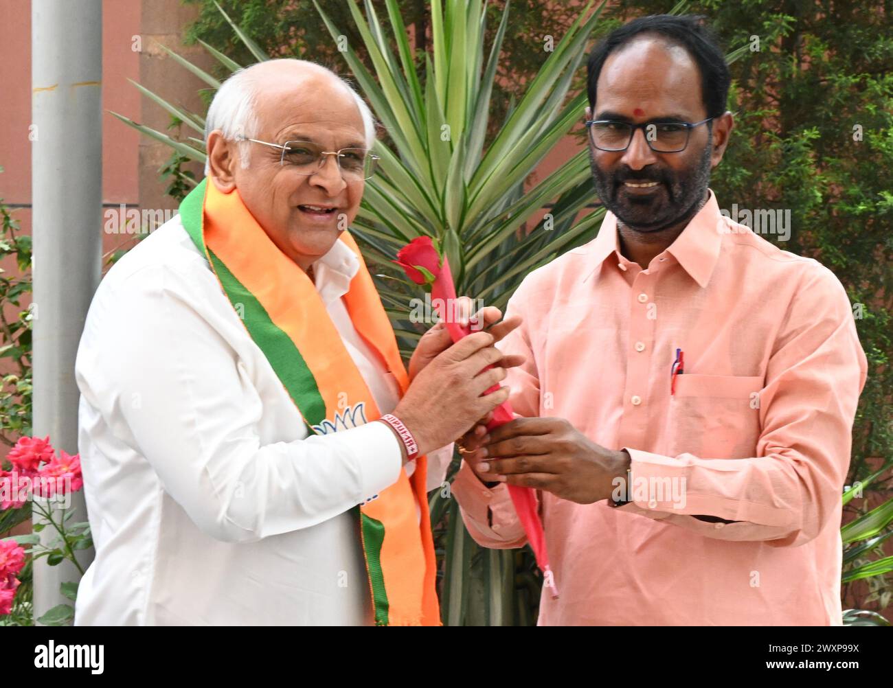 NEW DELHI, INDIA - APRIL 1: Chief Minister of Gujarat Bhupendra ...