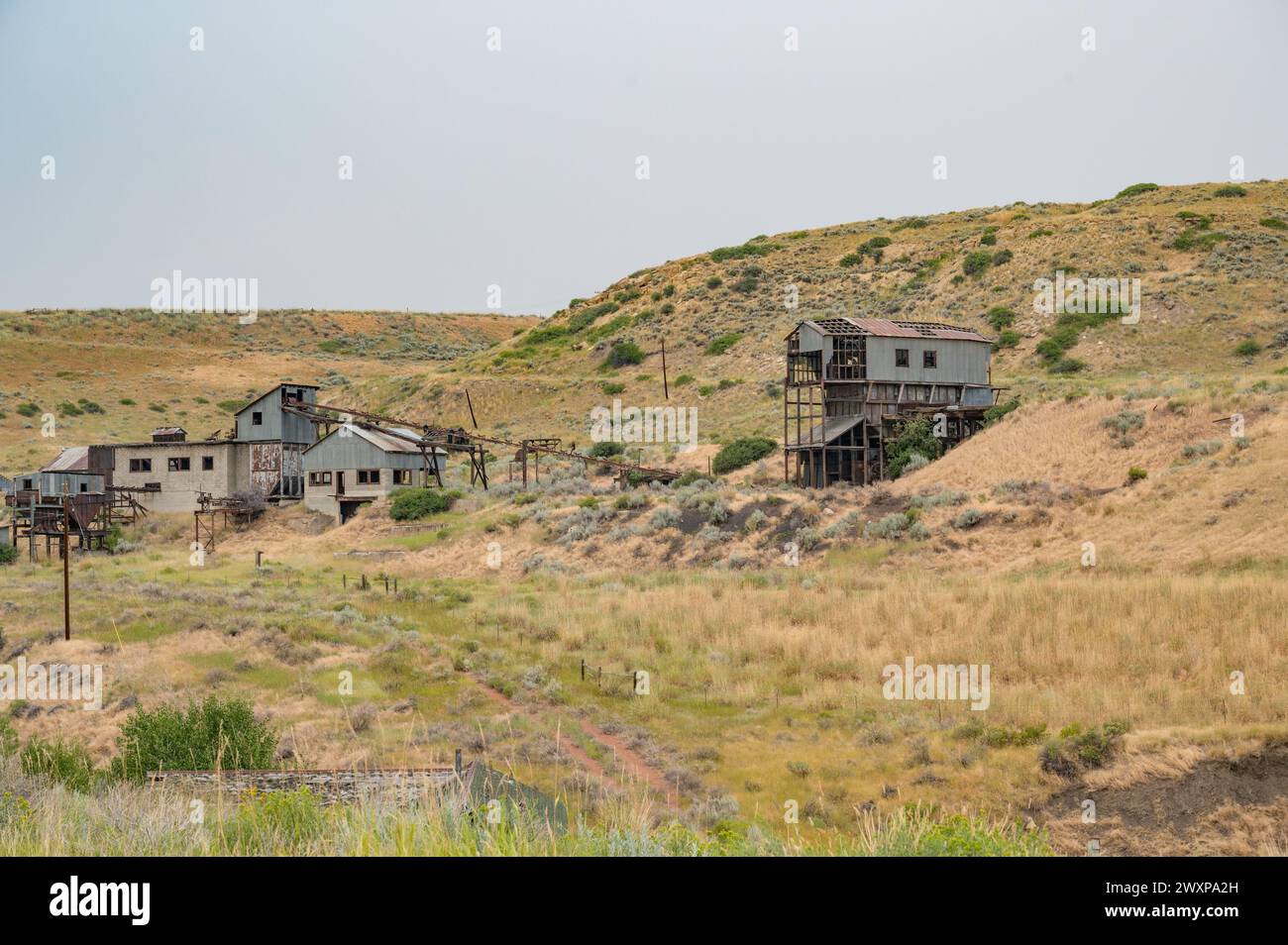 Smith Mine, an abandoned mining operation near Bearcreek, Montana, was ...