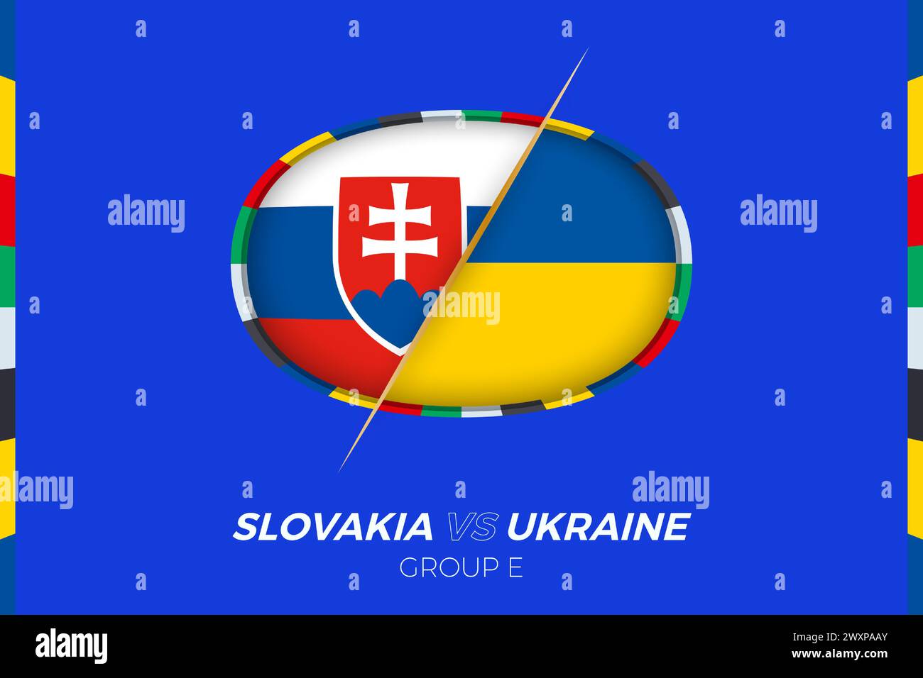 Ukraine vs slovakia Stock Vector Images - Alamy
