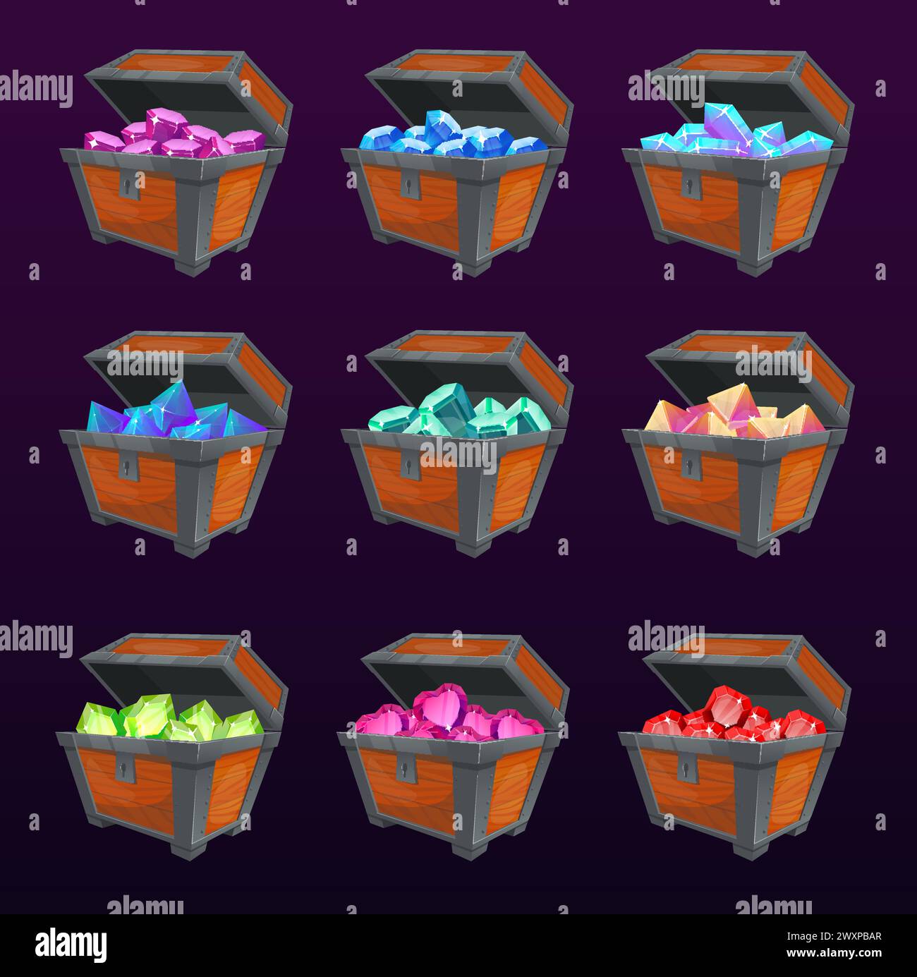 Old jewel box Stock Vector Images - Alamy