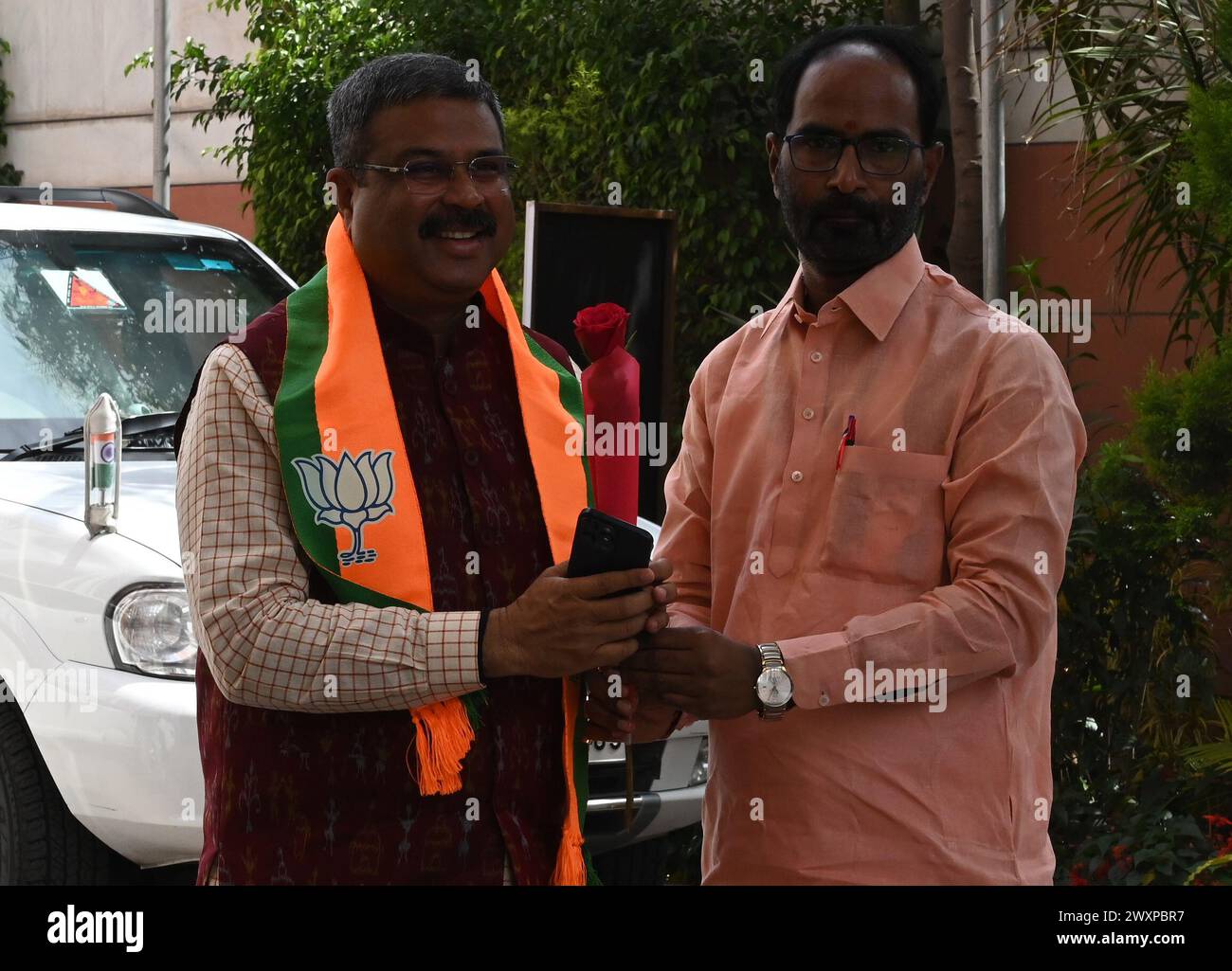 NEW DELHI, INDIA - APRIL 1: Union Education Minister Dharmendra Pradhan ...
