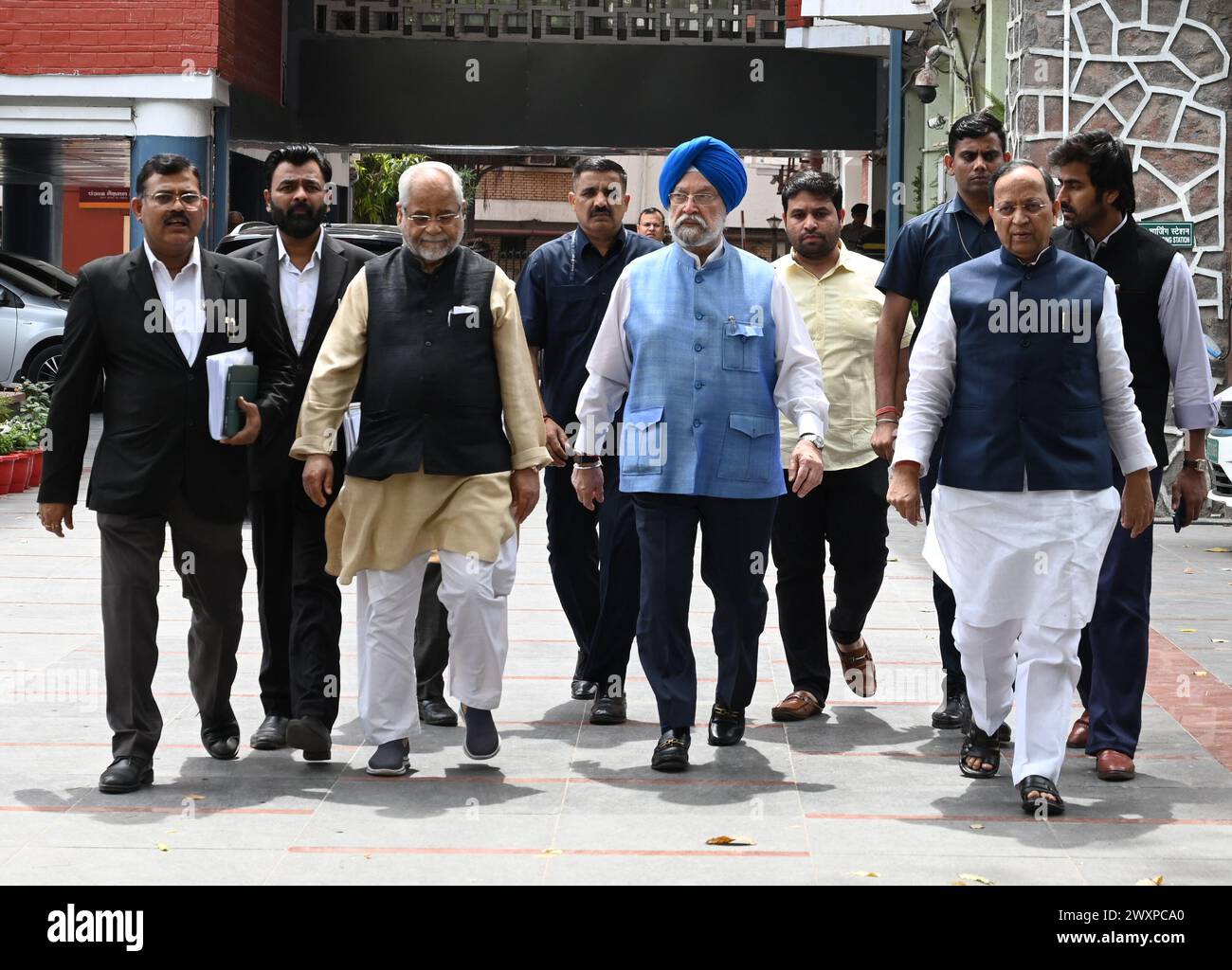 NEW DELHI, INDIA - APRIL 1: BJP delegation comprising Union Minister ...