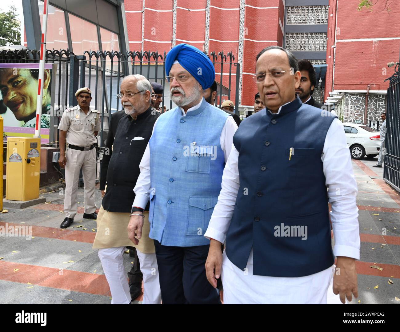 NEW DELHI, INDIA - APRIL 1: BJP delegation comprising Union Minister ...