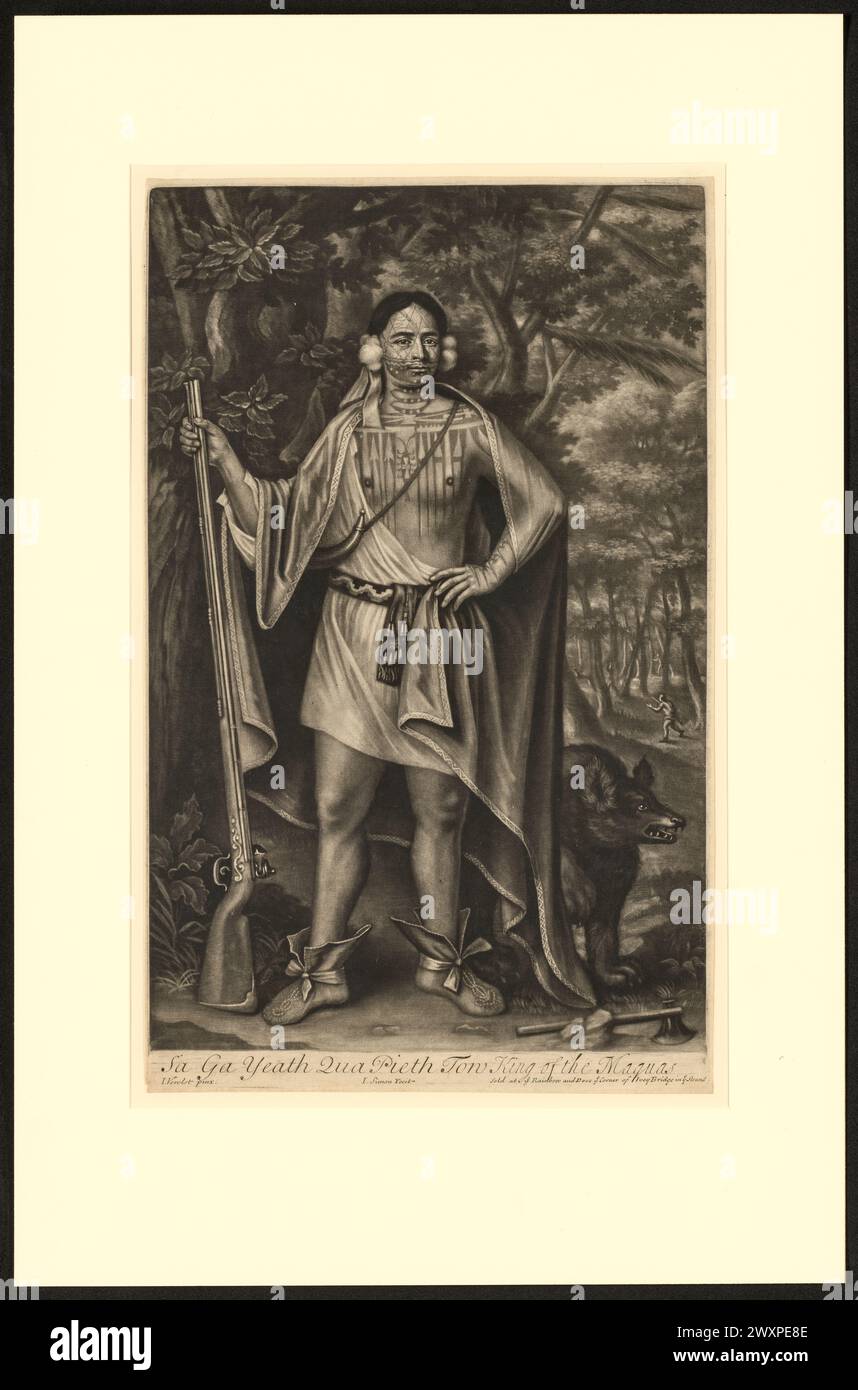 Sa Ga Yeath Qua Pieth Tow, King of the Maquas. Vintage Canadian ...