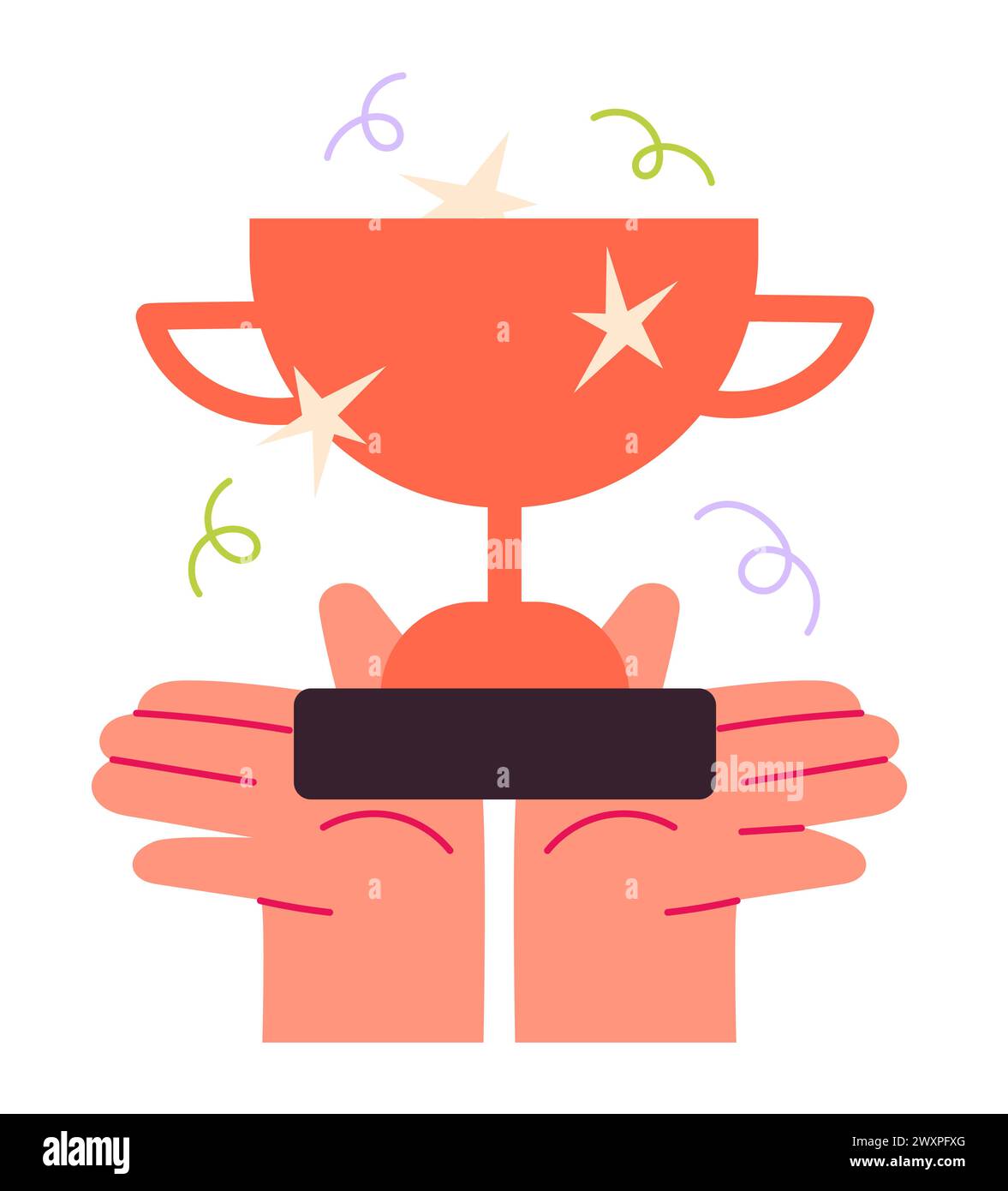 Celebrate winners Stock Vector Images - Alamy