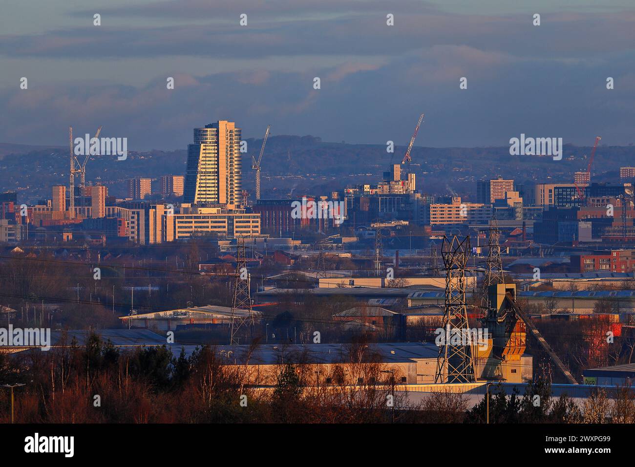 A view of Bridgewater Place in Leeds, which was the city's first and ...