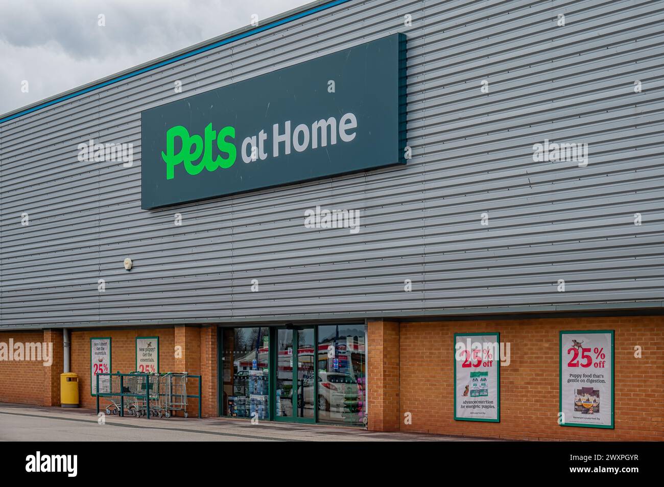 LONDON, UK -MARCH 31 2024: Pets at Home store shop front Stock Photo ...