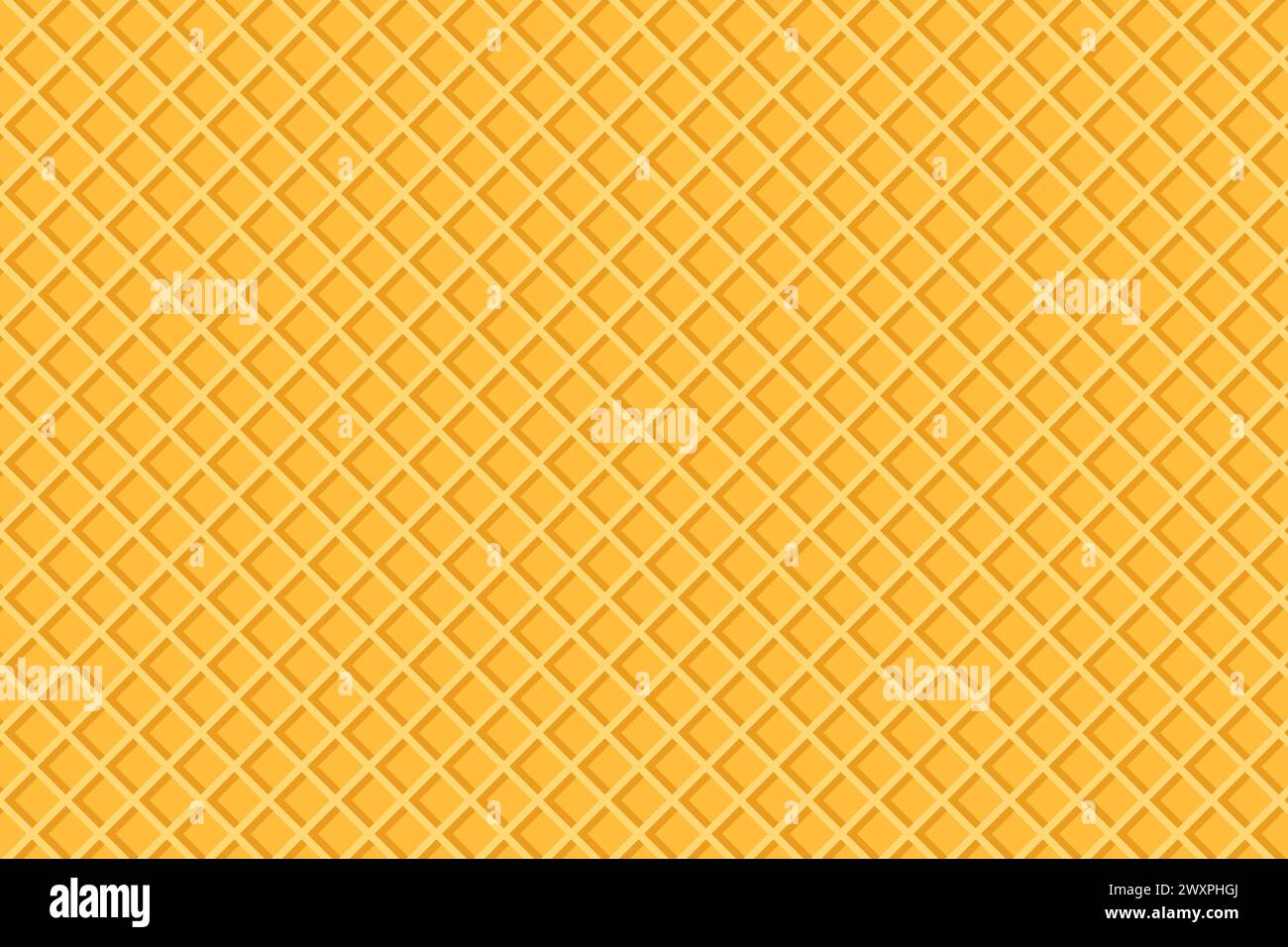 Waffle background vector. Cartoon sweet dessert wafer background Stock ...