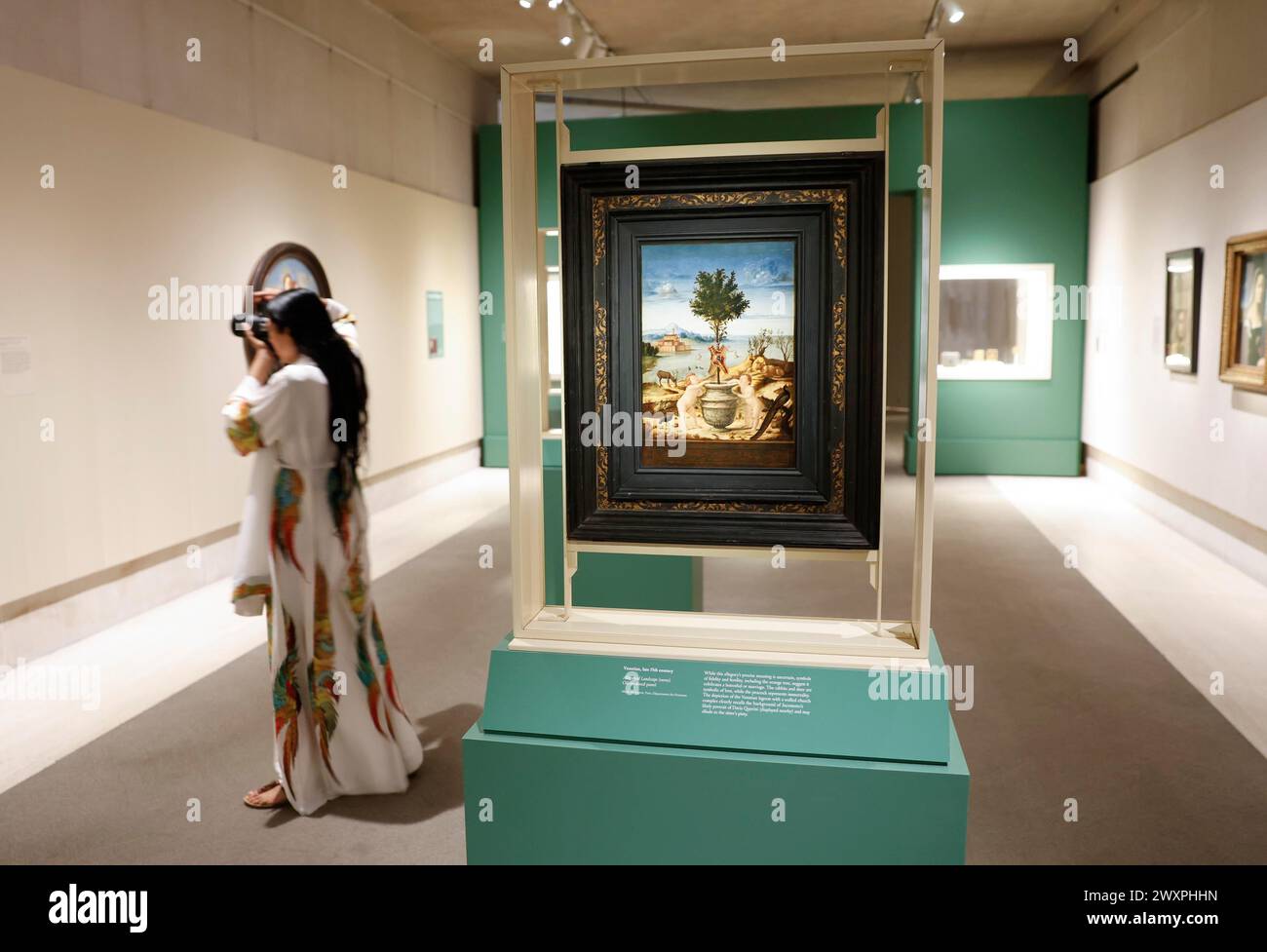 New York, United States. 01st Apr, 2024. Guests attend a press preview ...