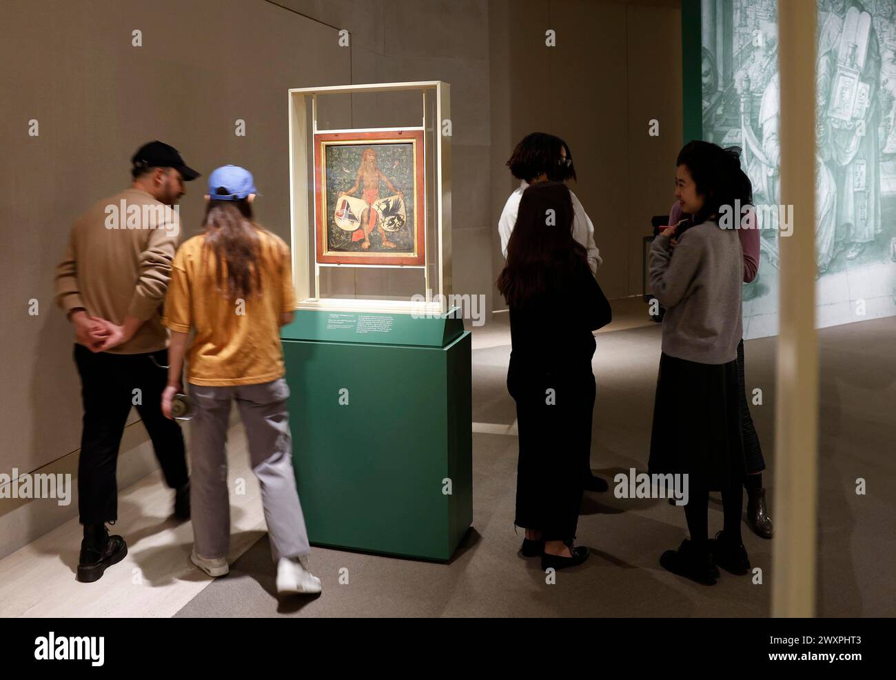 New York, United States. 01st Apr, 2024. Guests attend a press preview ...