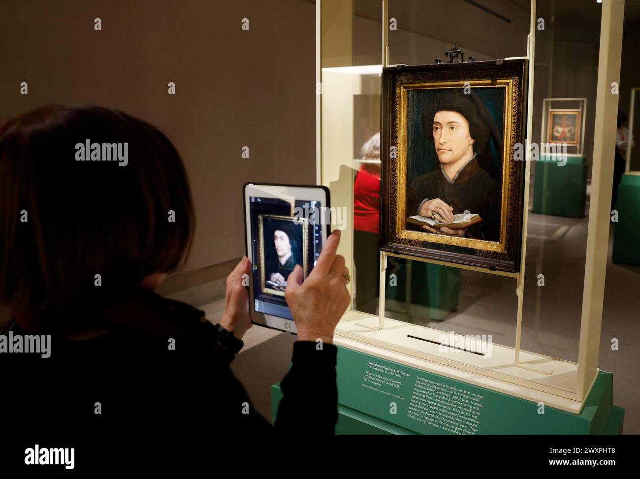 New York, United States. 01st Apr, 2024. Guests attend a press preview ...